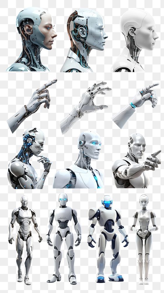 PNG humanoid robot design element | Premium PNG - rawpixel