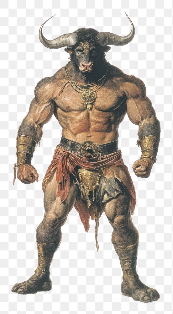 PNG Minotaur illustration minotaur man. | Free PNG - rawpixel