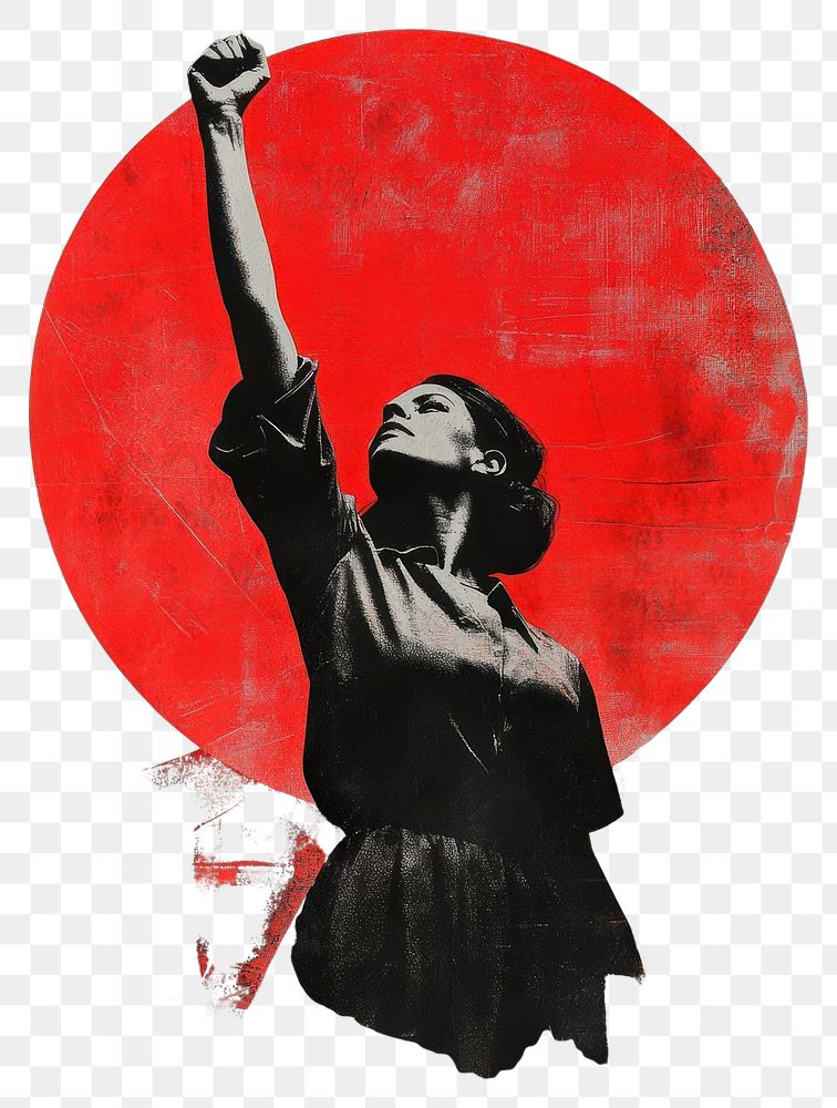 PNG woman protesting illustration style | Premium PNG - rawpixel