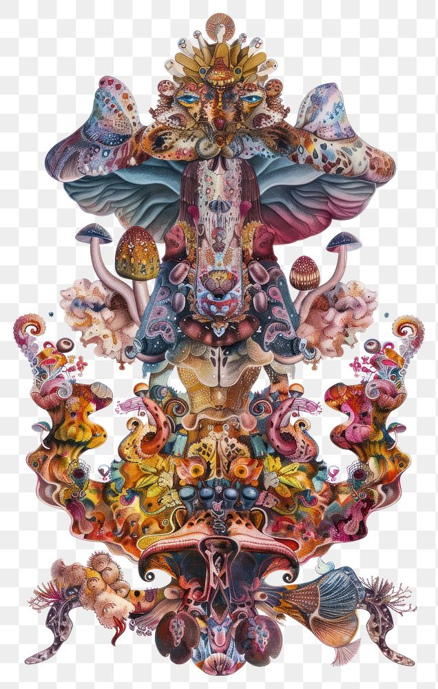 PNG abstract psychedelic art painting | Free PNG - rawpixel