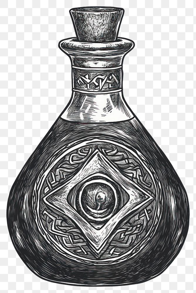 PNG Alchemy flask illustration vintage | Free PNG - rawpixel