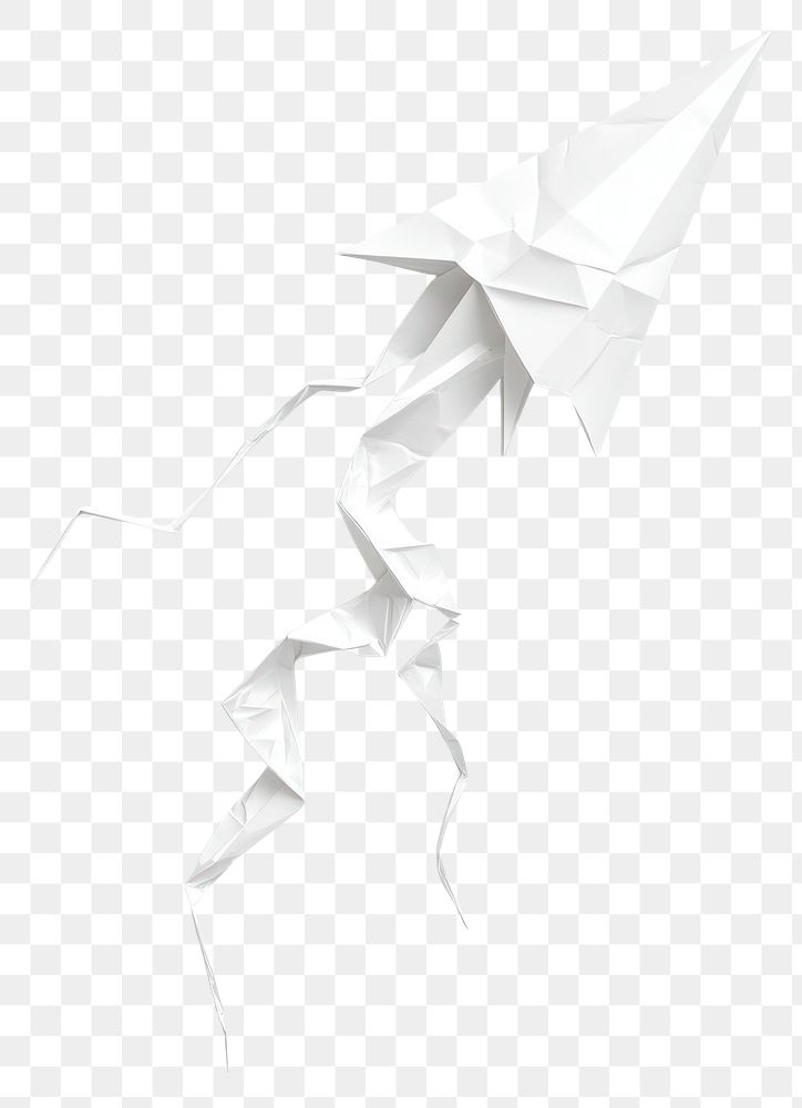 PNG Thunder paper origami white. | Free PNG - rawpixel