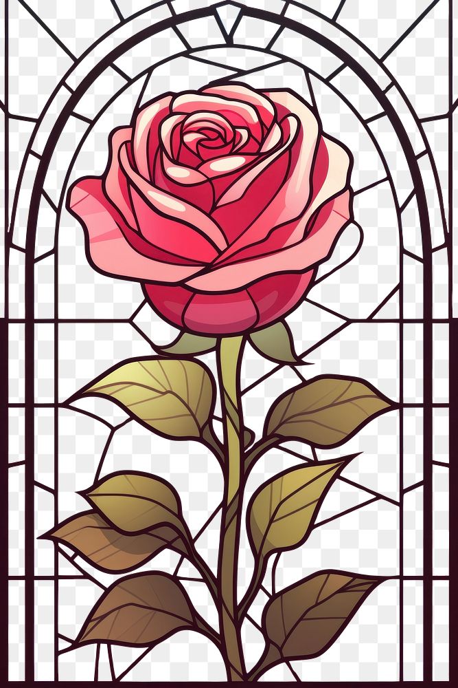 PNG Rose flower plant glass. | Free PNG - rawpixel