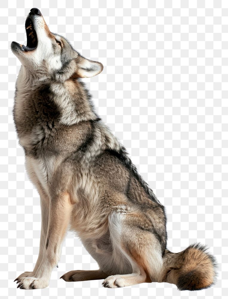 PNG Wolf howling animal photography | Premium PNG - rawpixel