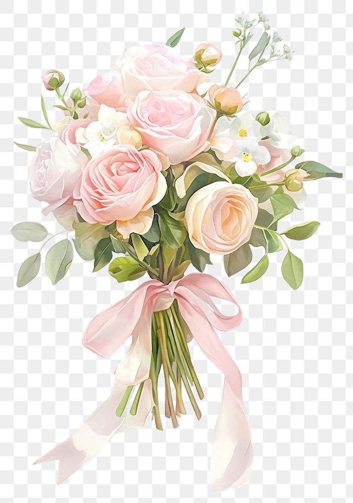 PNG Pastel coquette Roses bouquet | Premium PNG - rawpixel