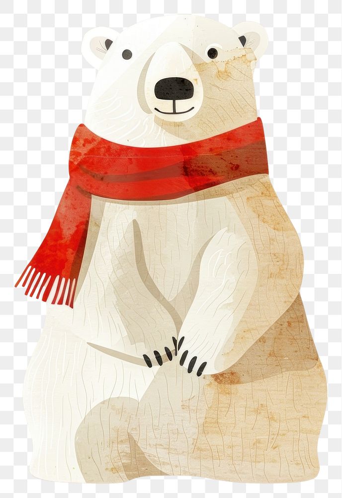 PNG Cute chubby Polar Bear | Free PNG - rawpixel