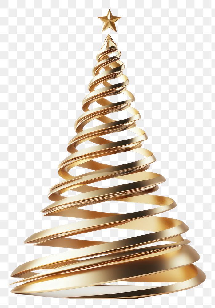 PNG Gold line christmas tree | Premium PNG - rawpixel