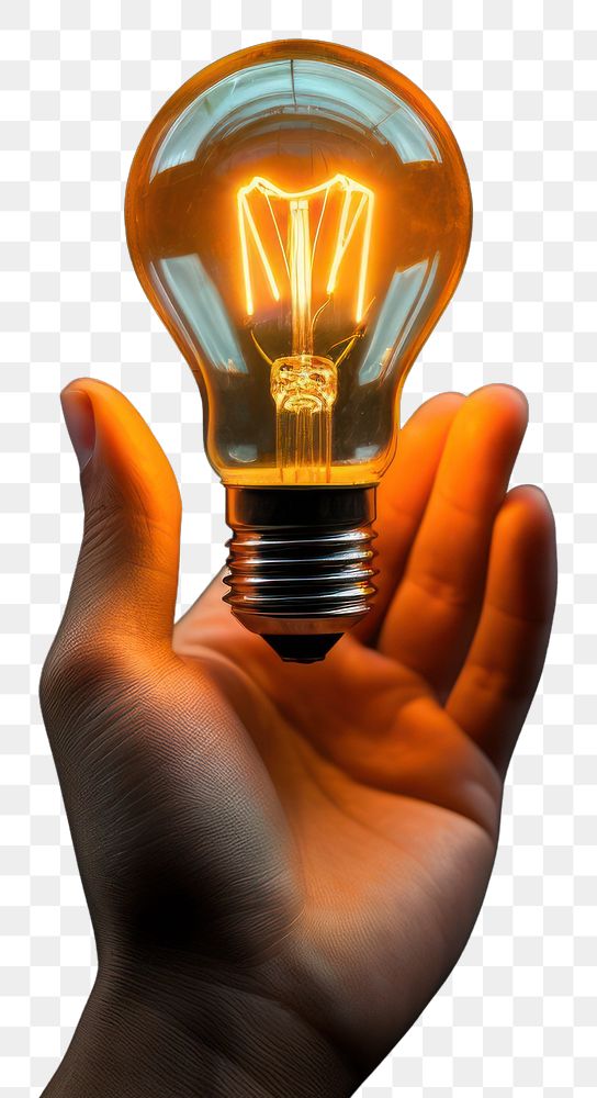 PNG Hand hold light bulb | Free PNG - rawpixel