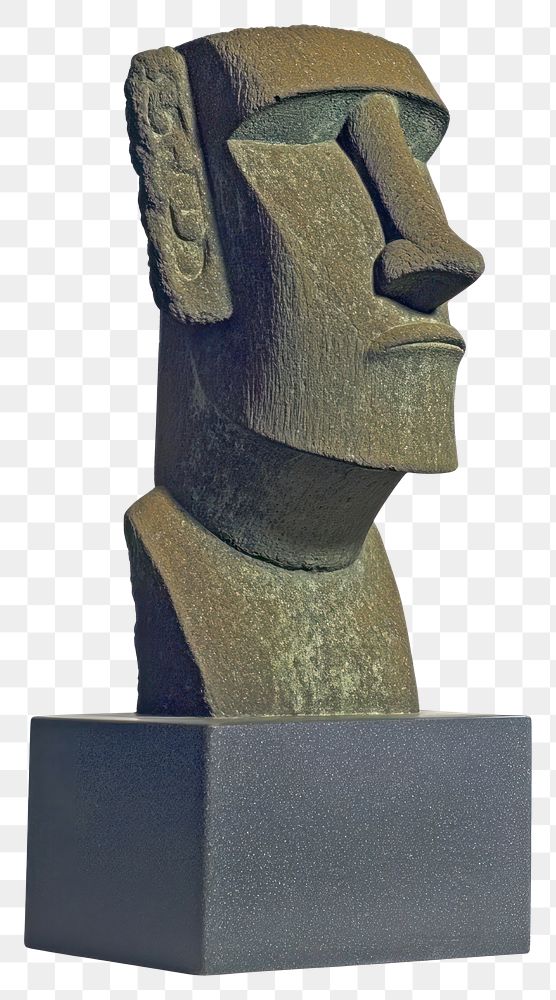 PNG Moai sculpture isolated statue. | Free PNG - rawpixel