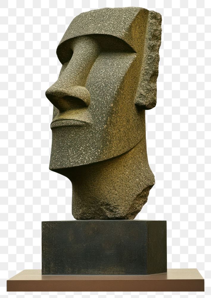 PNG Moai sculpture statue art | Free PNG - rawpixel