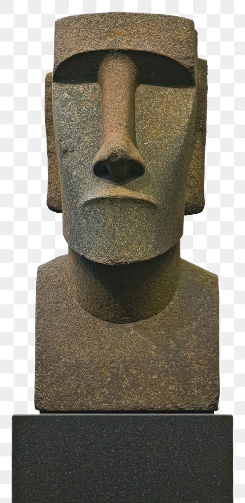 PNG Moai sculpture statue art | Free PNG - rawpixel