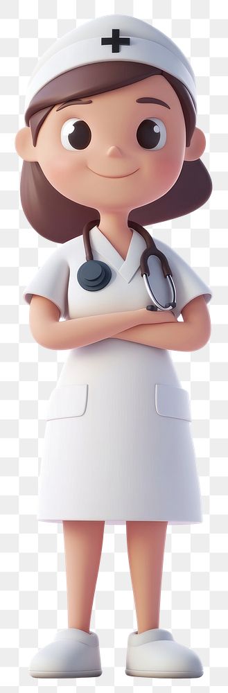 PNG Nurse character cartoon illustration. | Free PNG - rawpixel