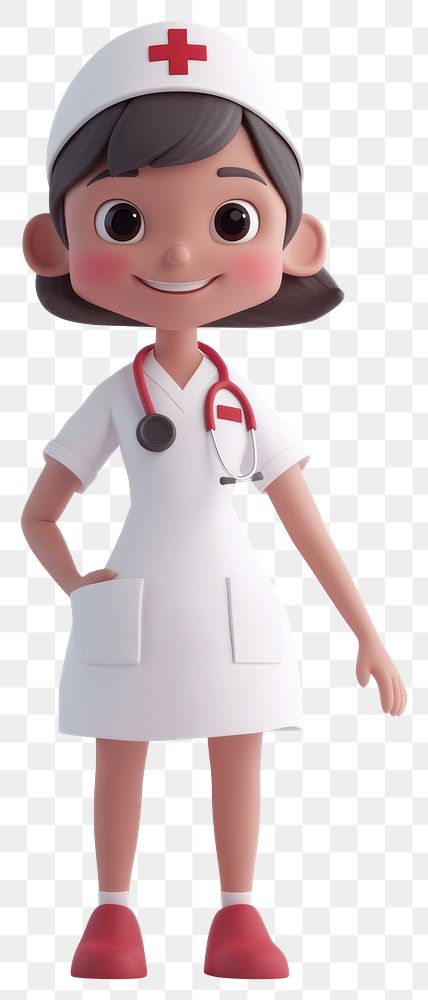 PNG Nurse character cartoon illustration. | Free PNG - rawpixel