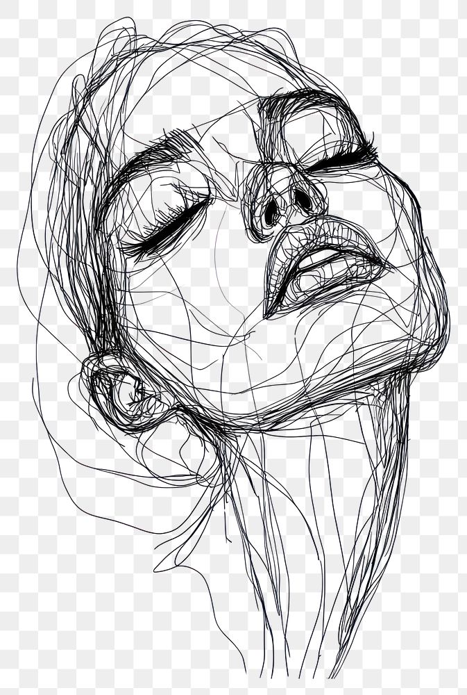 PNG Hand drawn woman drawing | Premium PNG - rawpixel