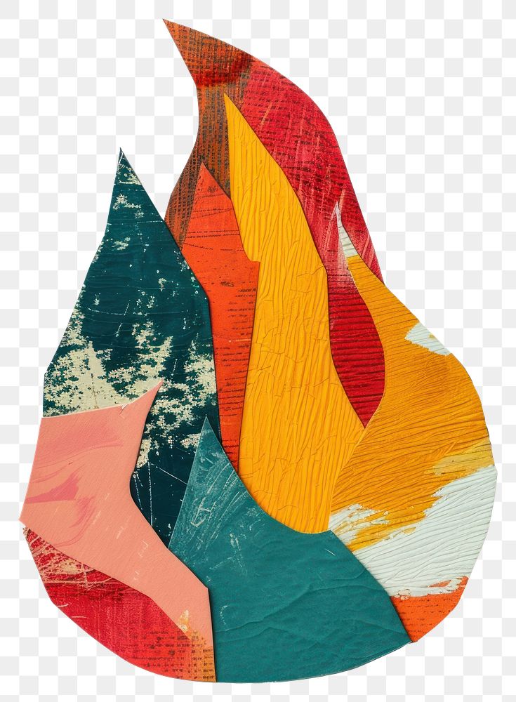 PNG Fire paper cut collage | Free PNG - rawpixel