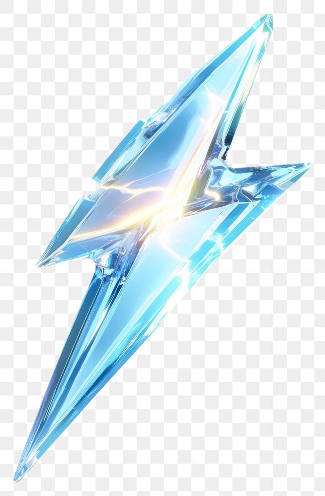 PNG lightning bolt crystal symbol | Premium PNG - rawpixel