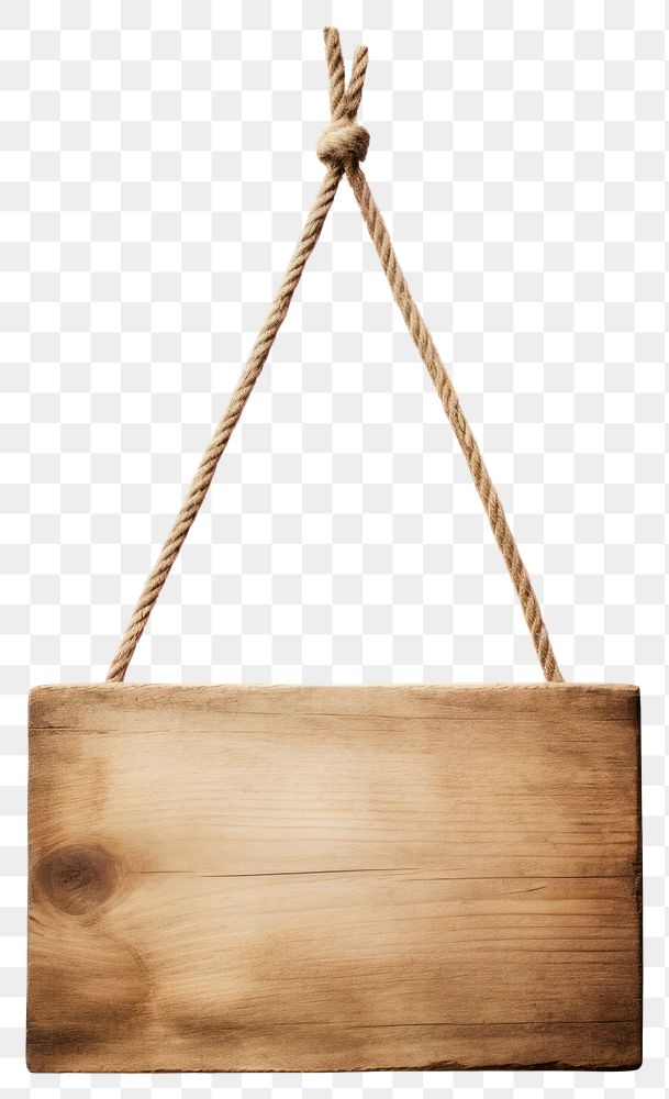 PNG Rectangle wood sign rope | Free PNG - rawpixel