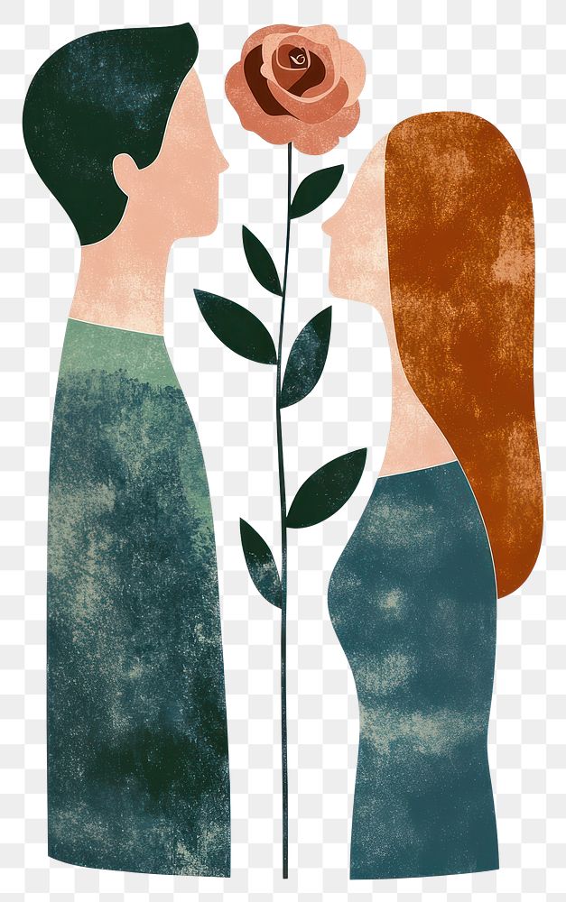 PNG Aesthetic rose art illustration | Free PNG - rawpixel