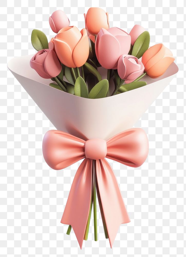 PNG Coquette bouquet flower pink | Free PNG - rawpixel