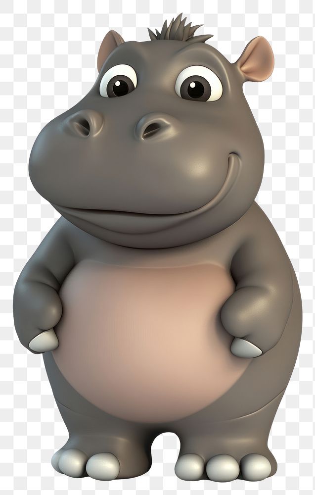 PNG Baby cute chubby hippo | Free PNG - rawpixel