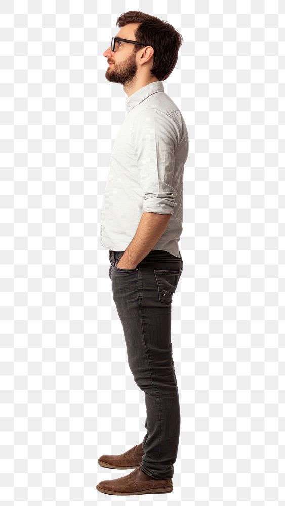 PNG Man standing waiting background | Free PNG - rawpixel