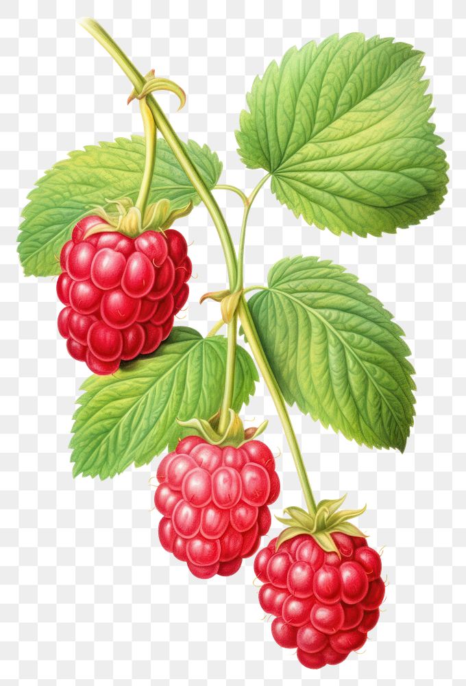 PNG Raspberry branch flower Raspberry | Free PNG - rawpixel