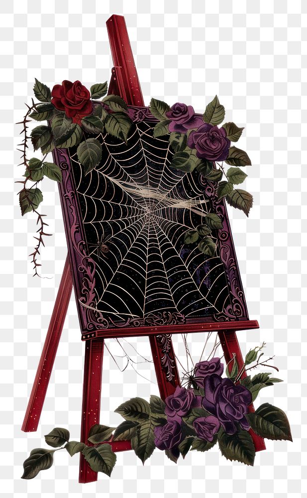 PNG Gothic wedding easel illustration | Free PNG - rawpixel