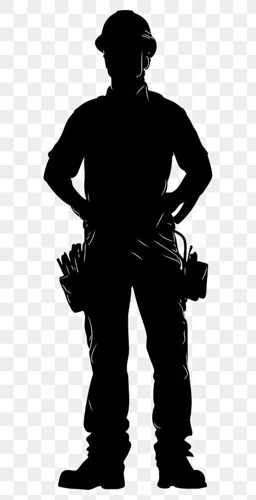 PNG Construction Worker silhouette construction | Free PNG - rawpixel