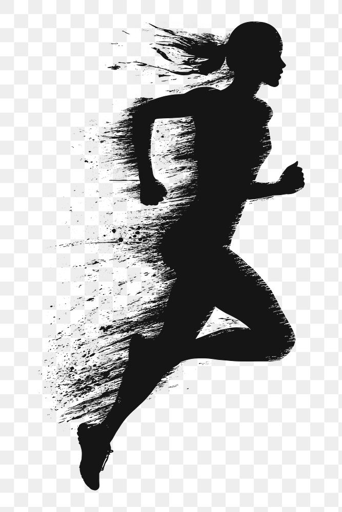 PNG Running Person silhouette running | Free PNG - rawpixel