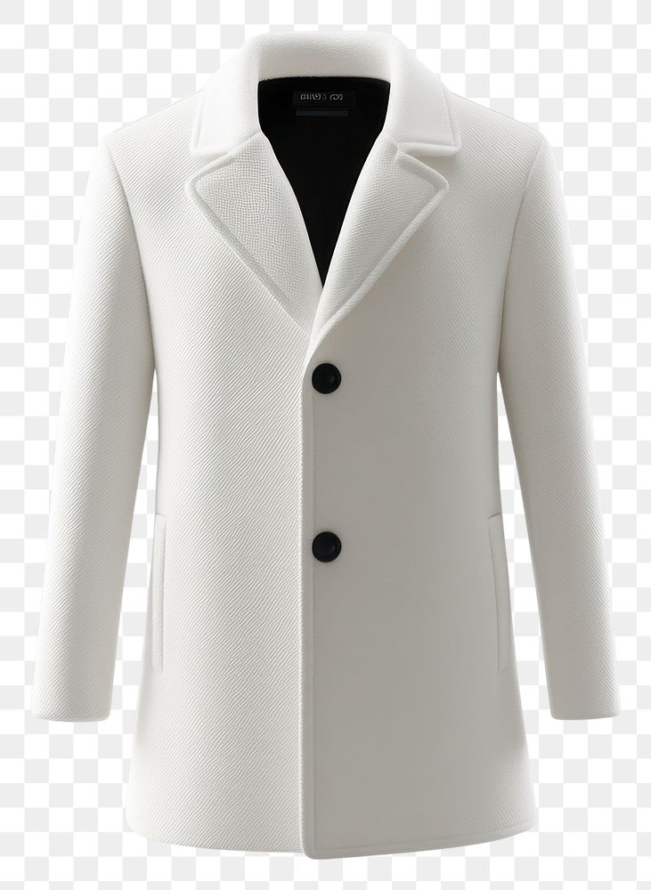 PNG Wool coat jacket white | Free PNG - rawpixel