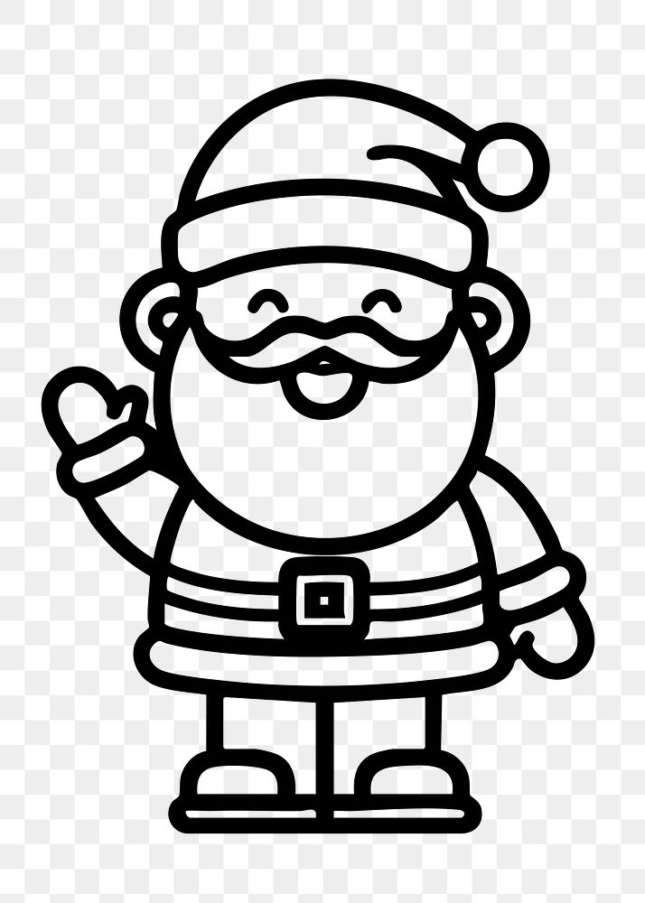 PNG Santa smiling illustration christmas | Free PNG - rawpixel