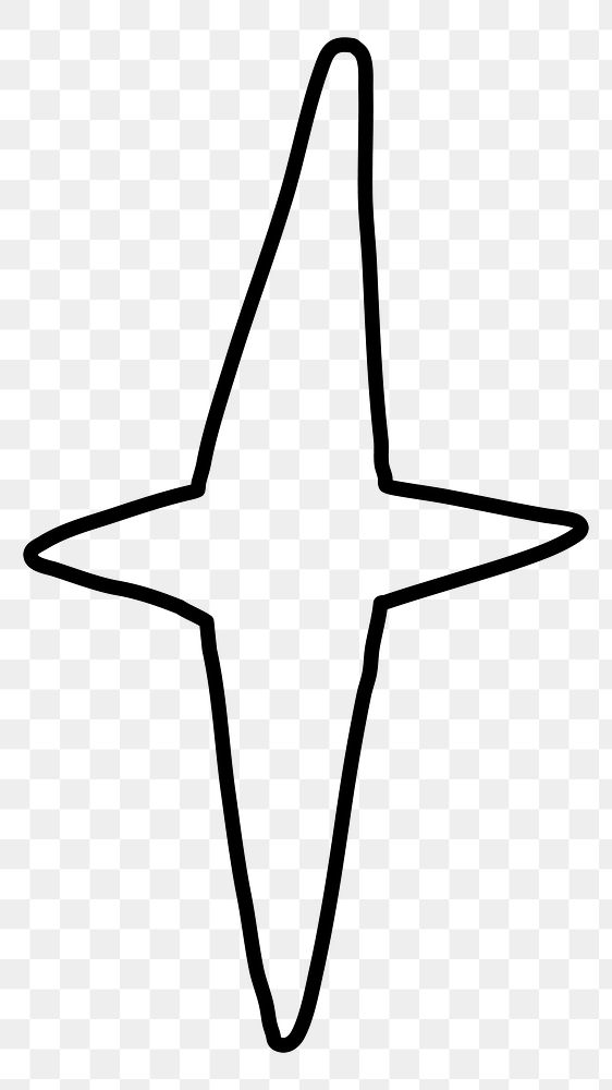 PNG Hand-drawn starburst line art, | Free PNG - rawpixel