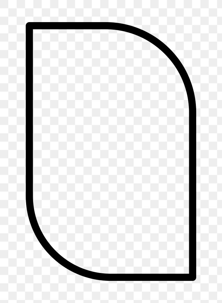 PNG Minimalist curved geometric shape | Free PNG - rawpixel