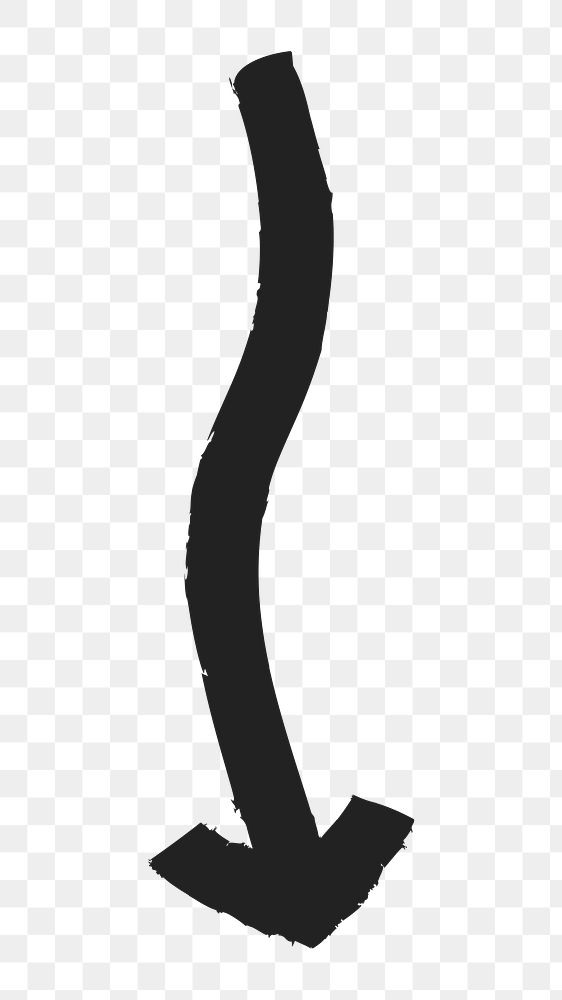 PNG Curved black arrow illustration | Free PNG - rawpixel