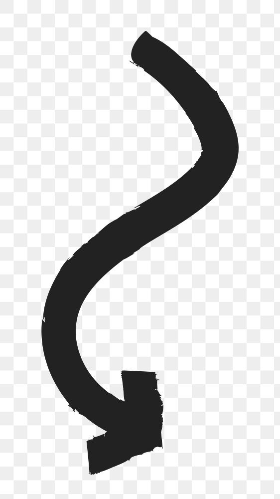 PNG Curved black arrow illustration | Free PNG - rawpixel