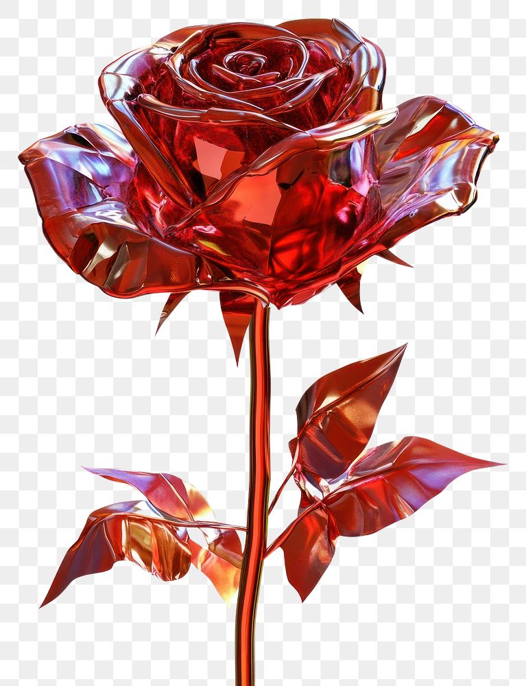 PNG Red rose flower art | Free PNG - rawpixel
