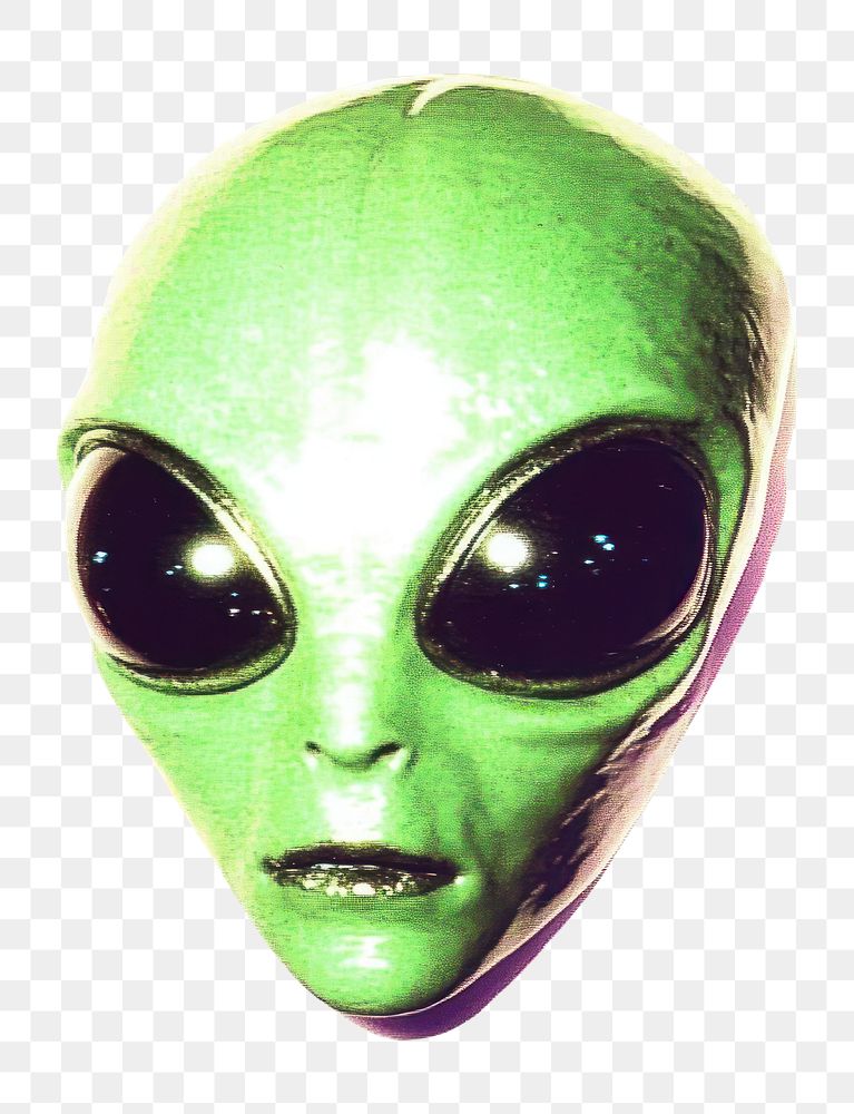 PNG Cartoon alien head face | Free PNG - rawpixel