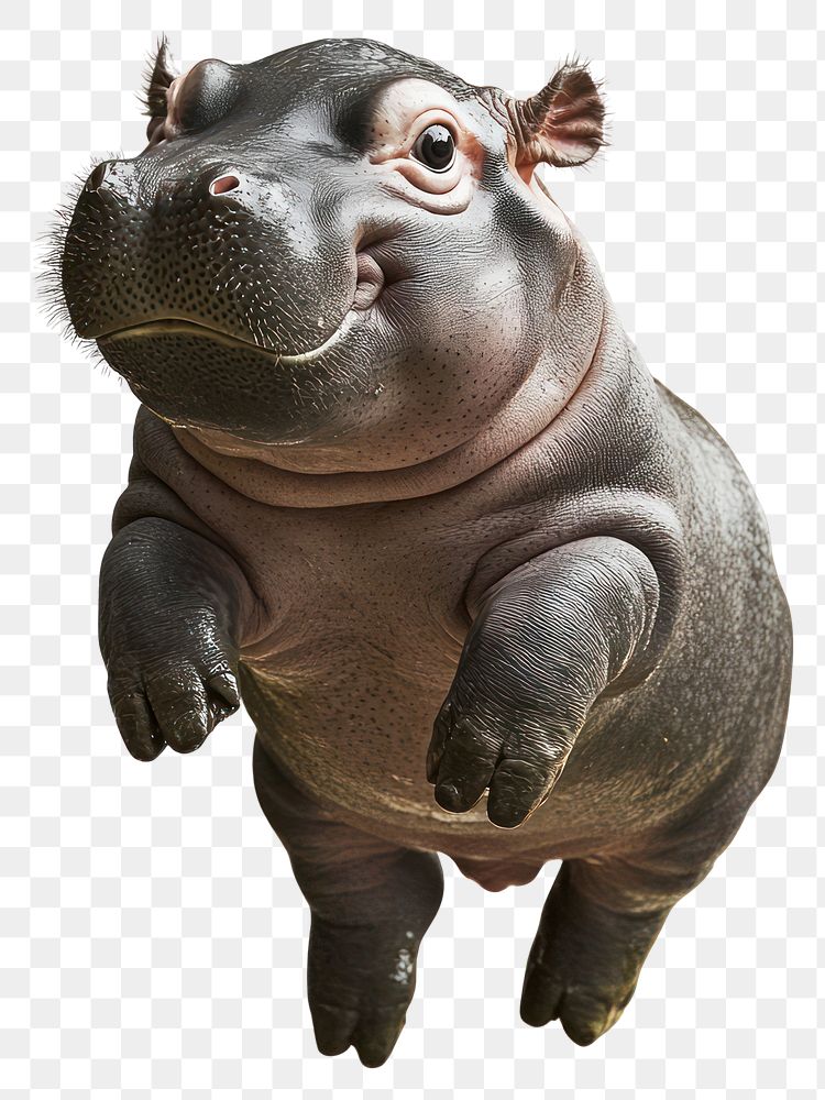 PNG Baby Pygmy hippopotamus wildlife | Free PNG - rawpixel