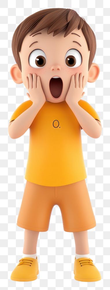 PNG Cute boy Surprise illustration | Free PNG - rawpixel