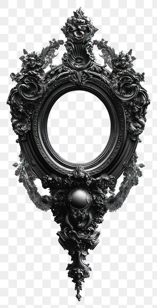 PNG Black gothic Oval Frame | Free PNG - rawpixel
