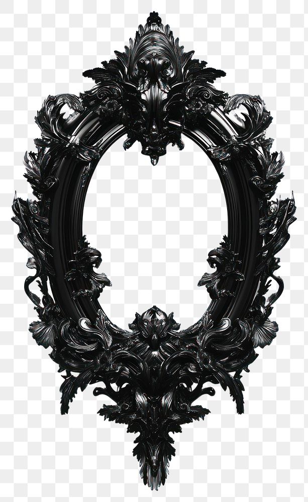 PNG Black gothic Oval Frame | Free PNG - rawpixel