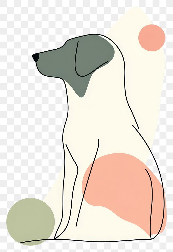 PNG Abstract dog line art | Free PNG - rawpixel