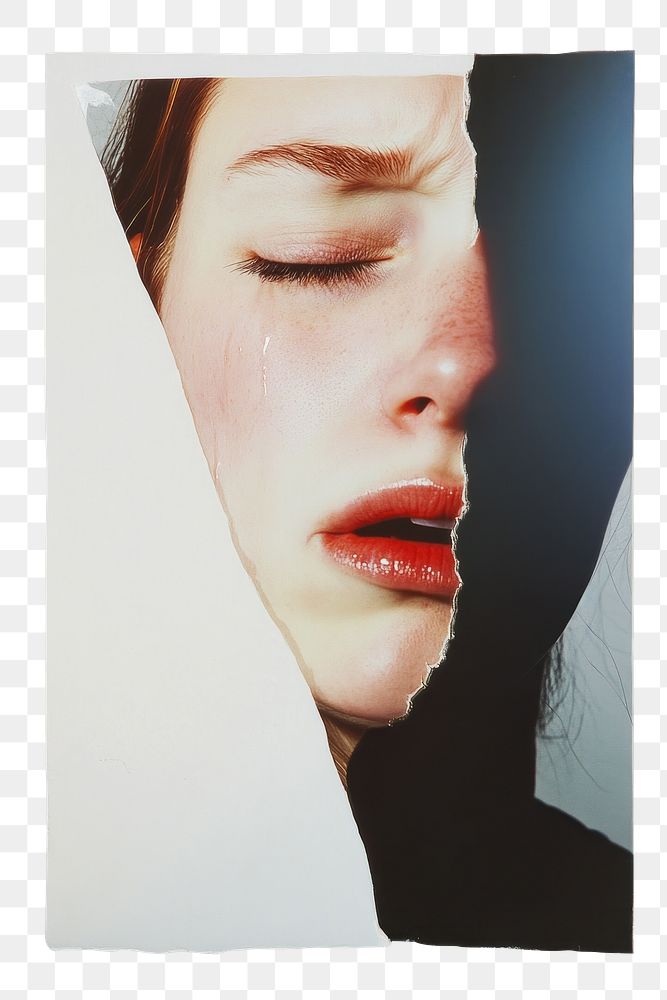 PNG Woman face cry photography | Free PNG - rawpixel