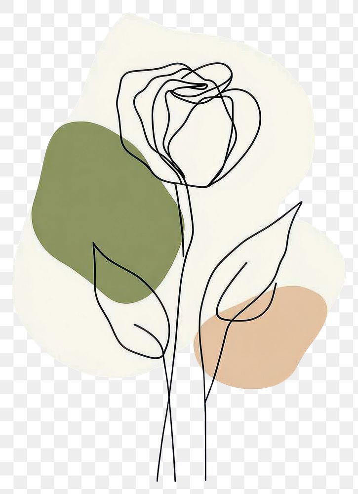 PNG Abstract rose line art | Free PNG - rawpixel