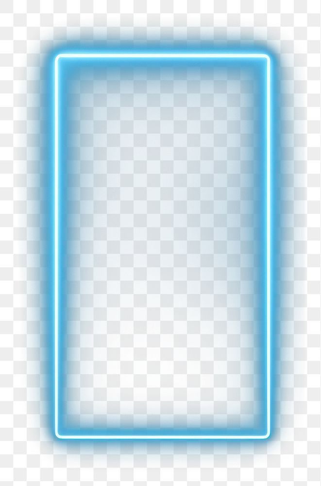 PNG Neon rectangular frame light | Free PNG - rawpixel