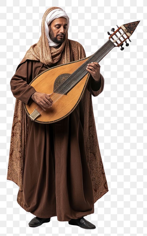 PNG Egyptian oud player performing | Free PNG - rawpixel