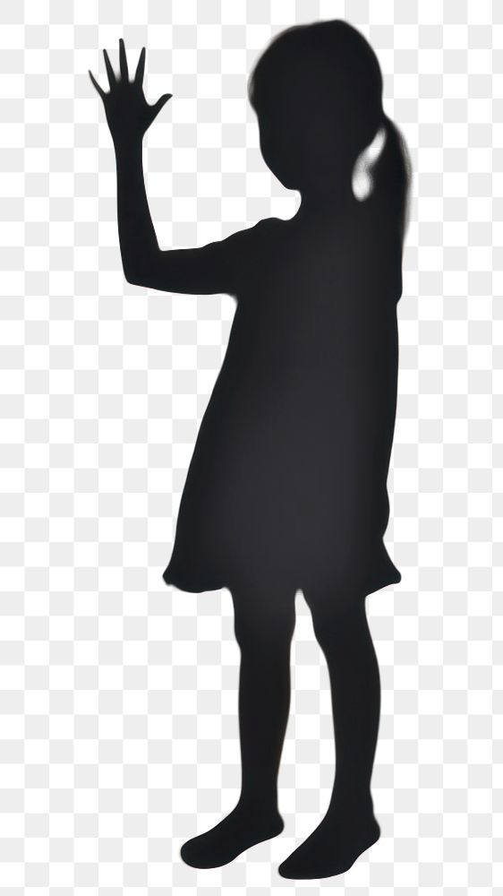 PNG Shadow girl silhouette white | Free PNG - rawpixel