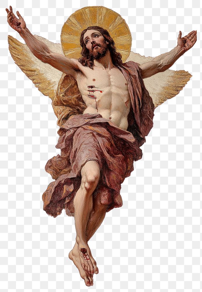 PNG jesus art resurrection illustration. | Free PNG - rawpixel