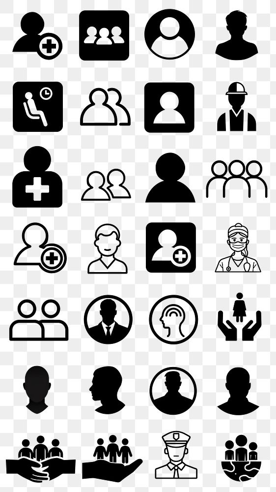 PNG Diverse user icon collection | Premium PNG - rawpixel