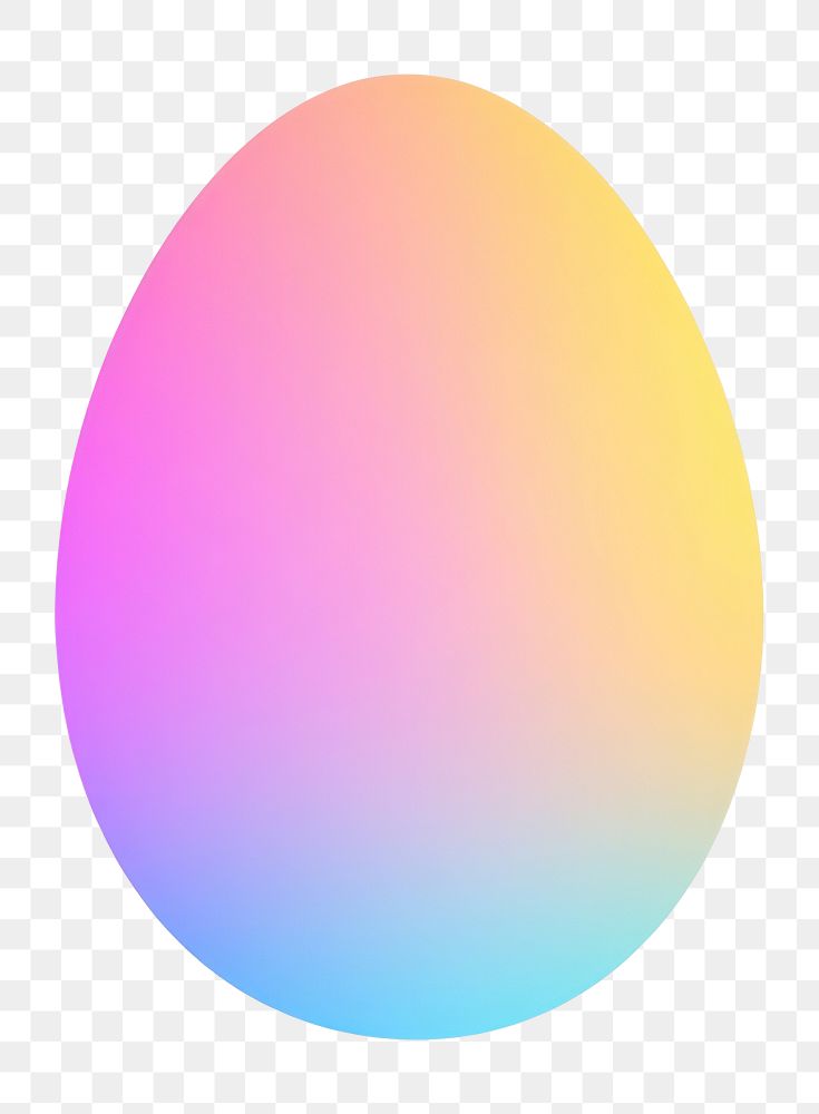 PNG Easter eggs gradient vibrant | Free PNG - rawpixel
